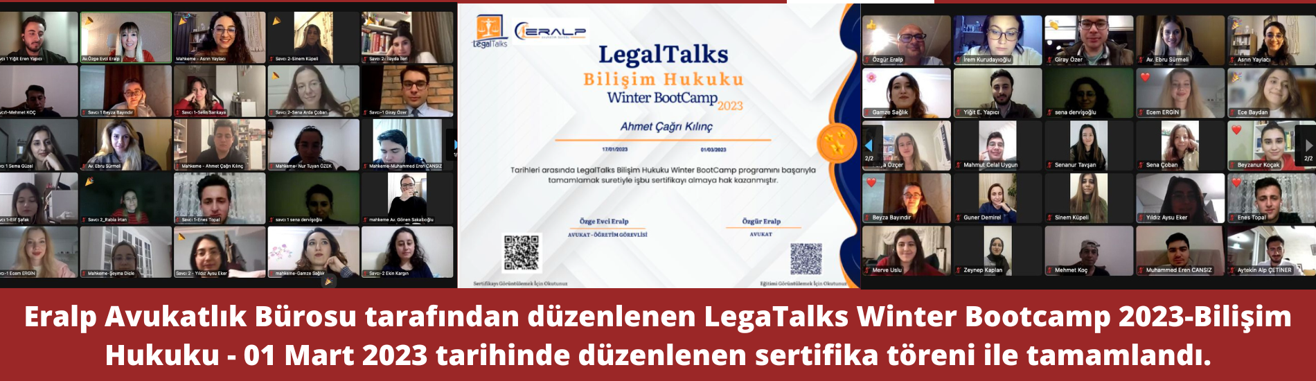 LegalTalks BootCamp Winter 2023 Bilişim Hukuku - Eralp Avukatlık Bürosu